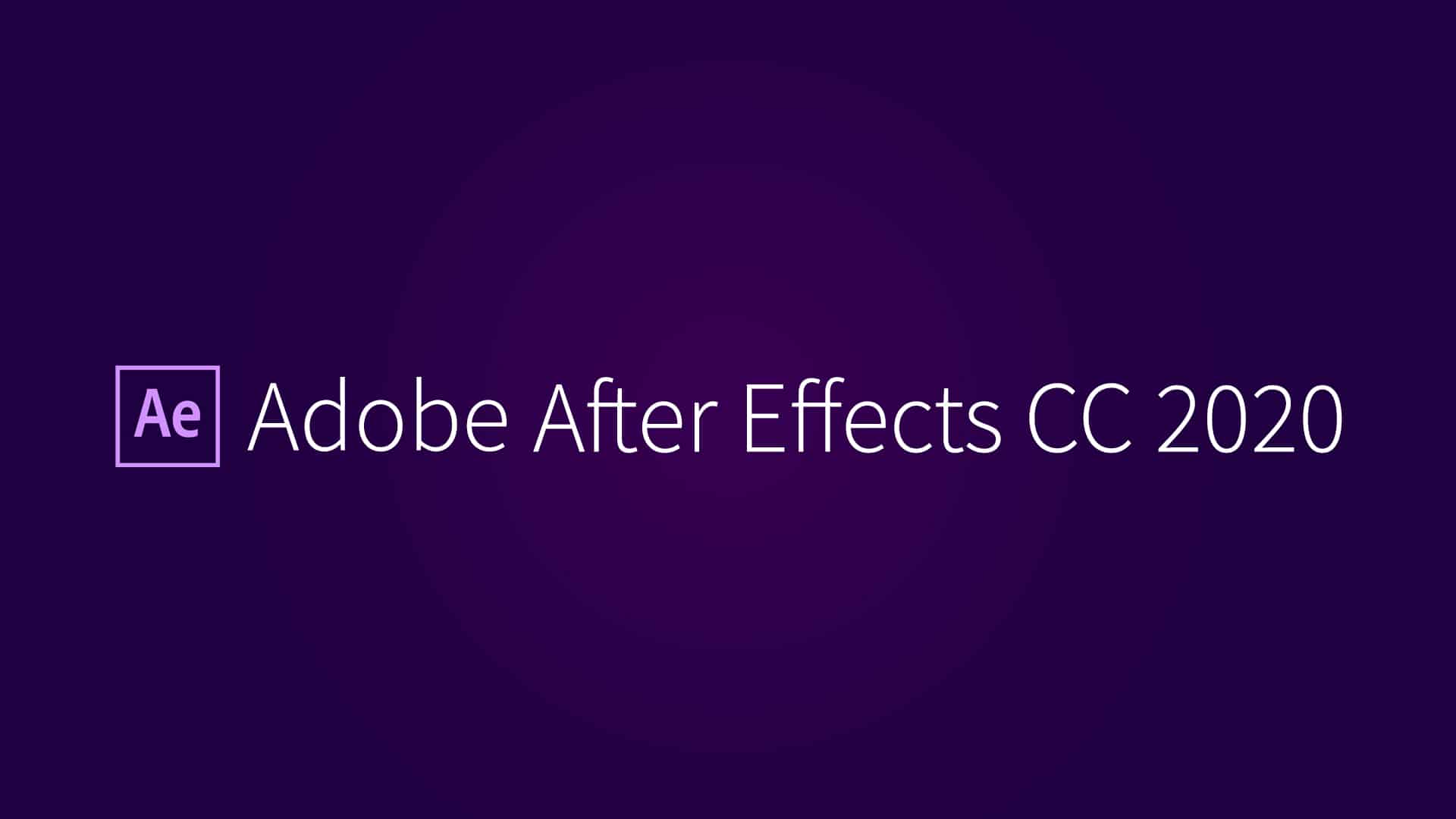 Adobe After Effects 2020 